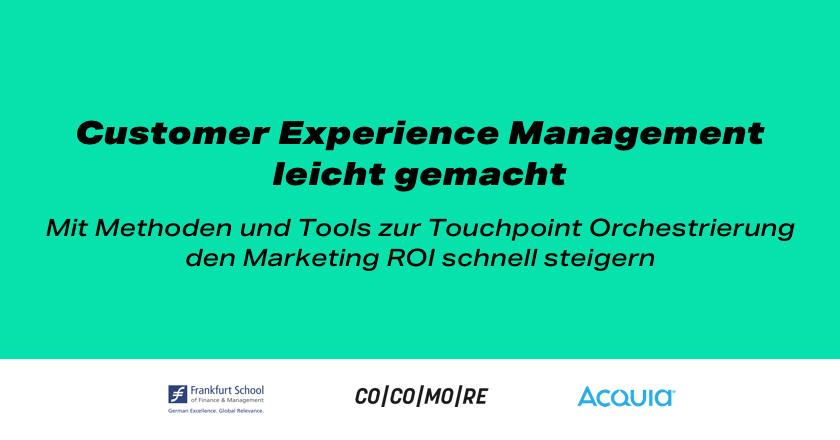 Event: Customer Experience Management leicht gemacht | Cocomore Blog